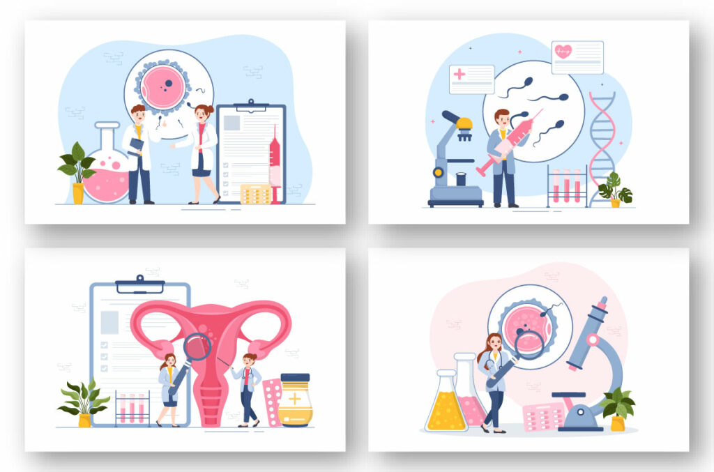14 Fertility Clinic Illustration - MasterBundles