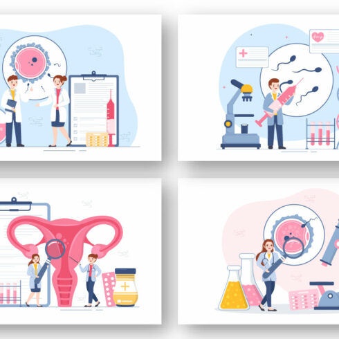 14 Fertility Clinic Illustration - MasterBundles