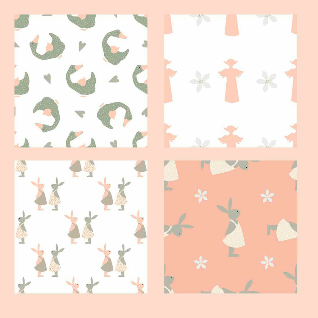 Newborn Sublimation Patterns Design - MasterBundles