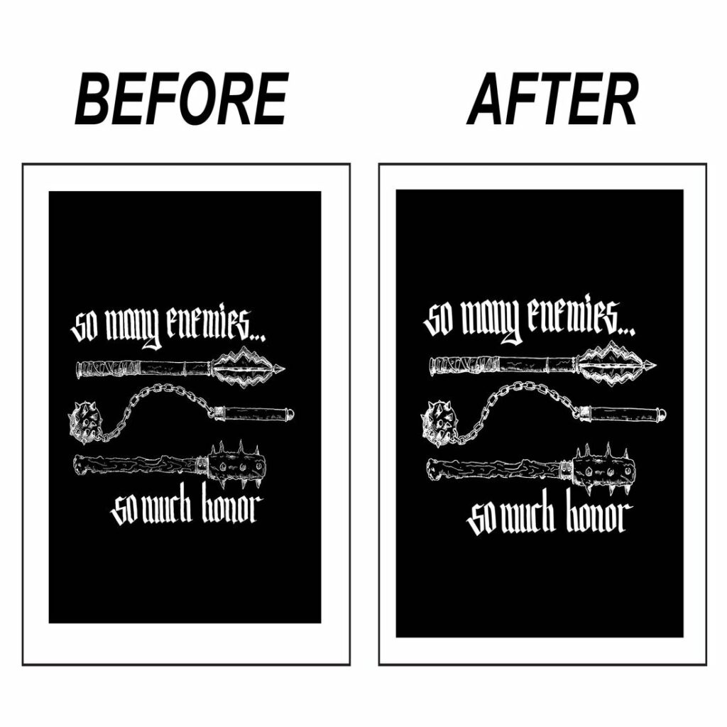 Enemy Weapons with Slogan Vector Artwork Design - MasterBundles