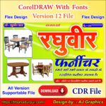 Furniture Flex Design CDR 12 Files With Fonts - MasterBundles