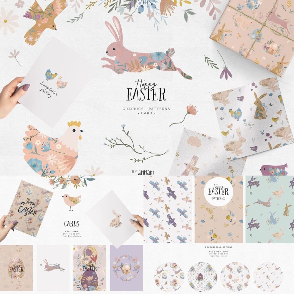 Easter Symbols Illustration – MasterBundles