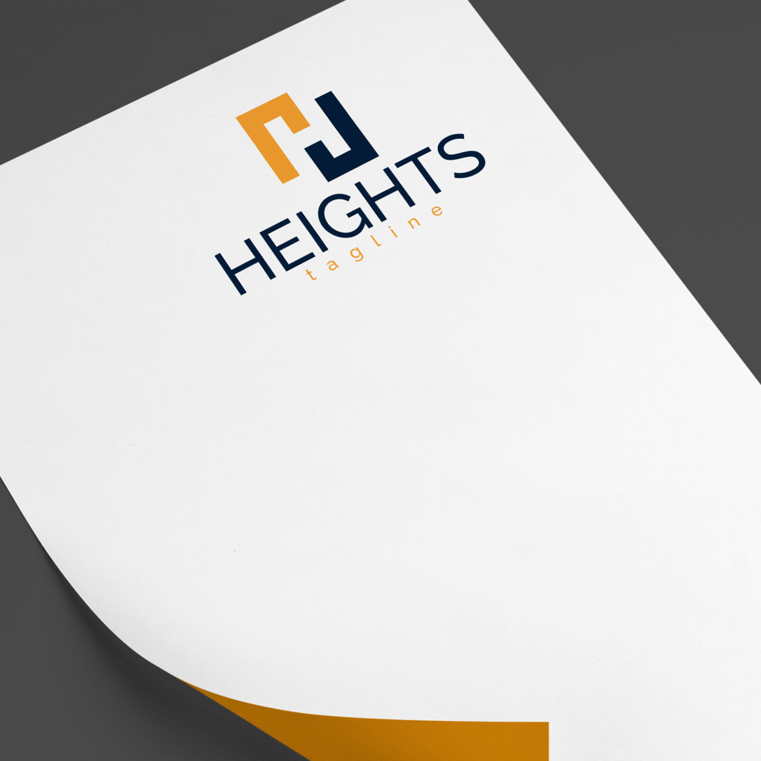 Modern Heights Business Logo Design - MasterBundles