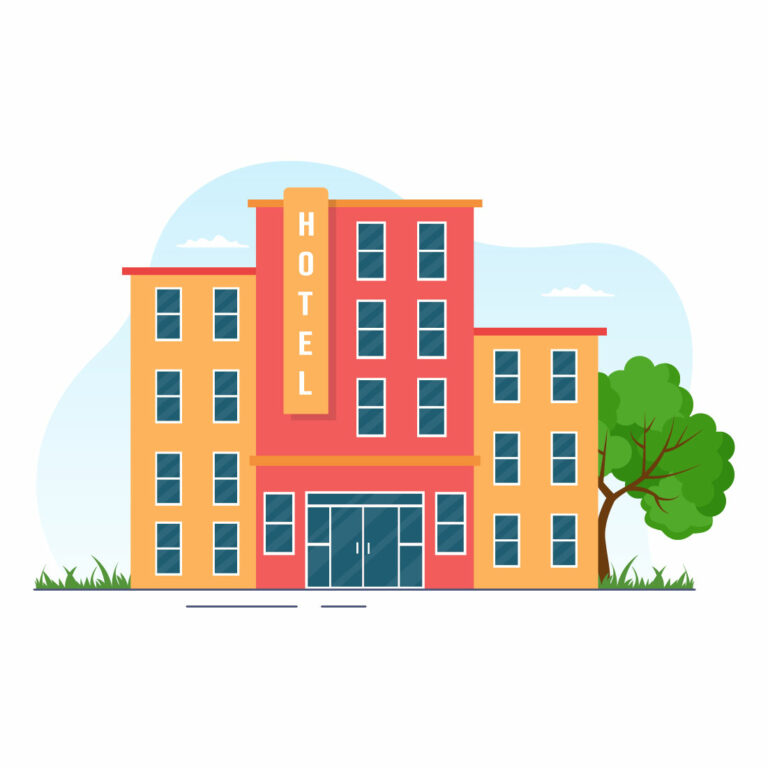 13 Hotel Illustration Design - MasterBundles