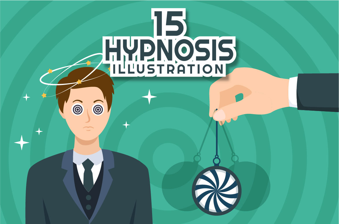 15 Hypnosis Design Illustration - MasterBundles
