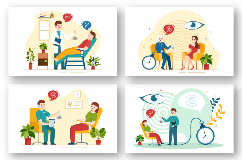 15 Hypnosis Design Illustration - MasterBundles