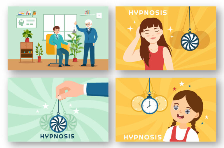 15 Hypnosis Design Illustration - MasterBundles