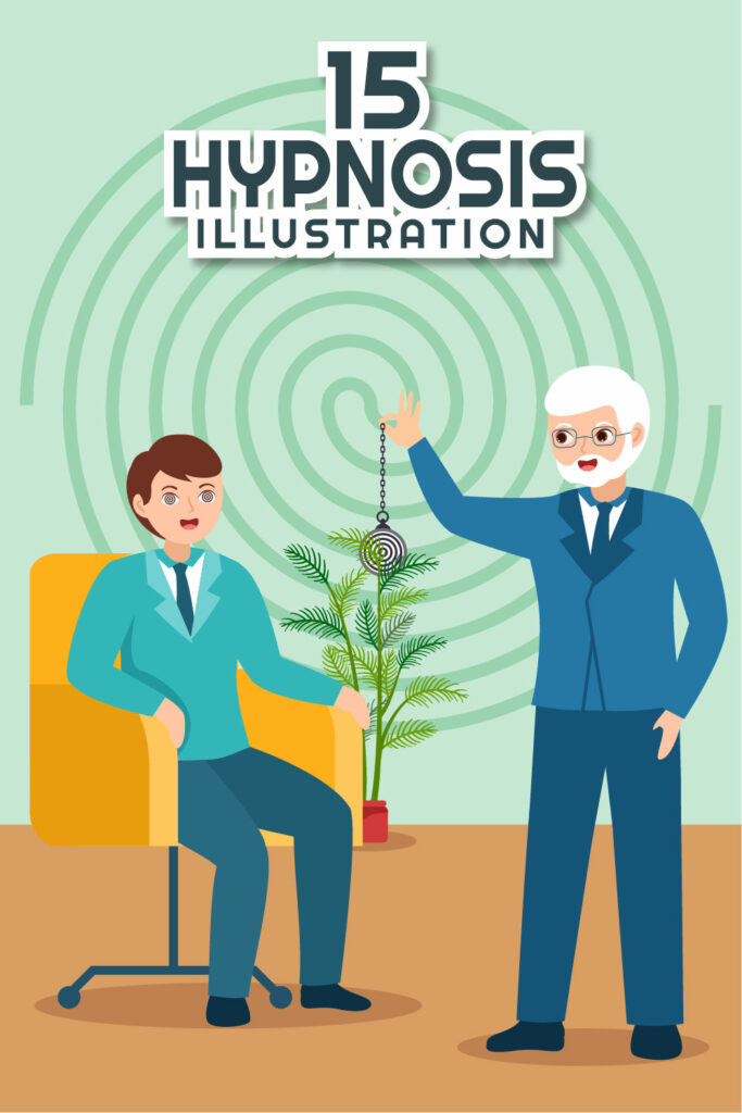 15 Hypnosis Design Illustration - MasterBundles