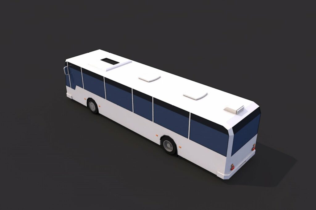 Low Poly City Bus – MasterBundles