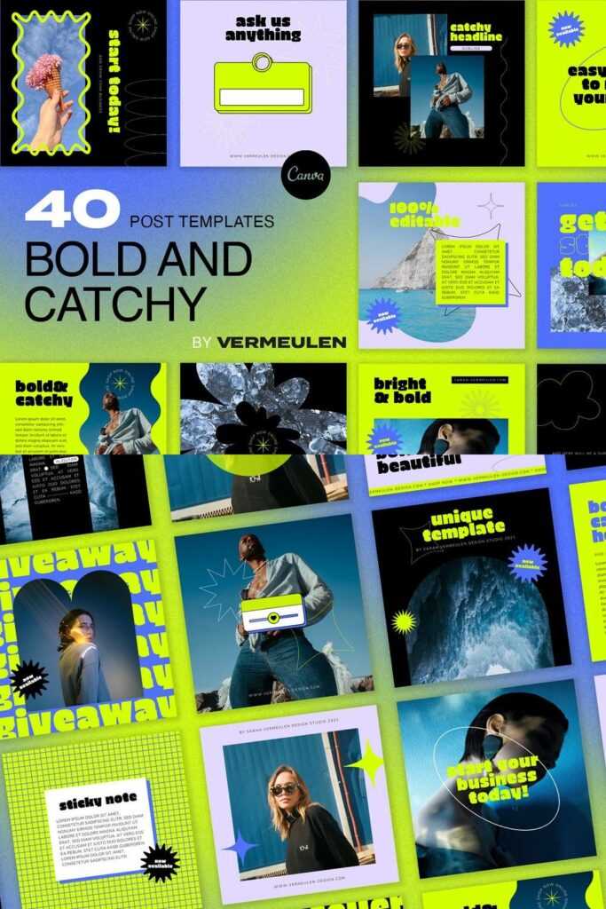 Instagram Social Media Canva Bold – MasterBundles