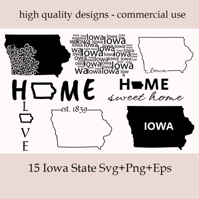 Iowa State SVG Bundle – MasterBundles