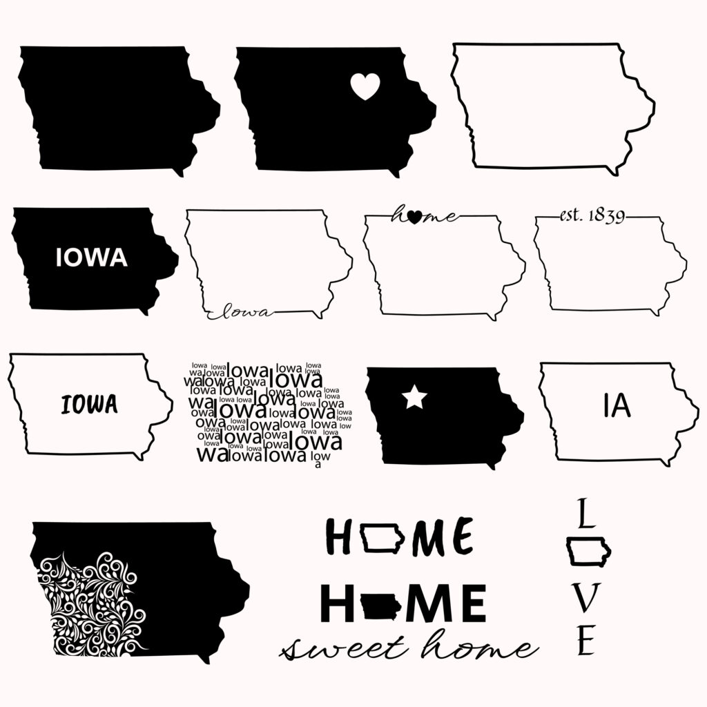 Iowa State SVG Bundle – MasterBundles