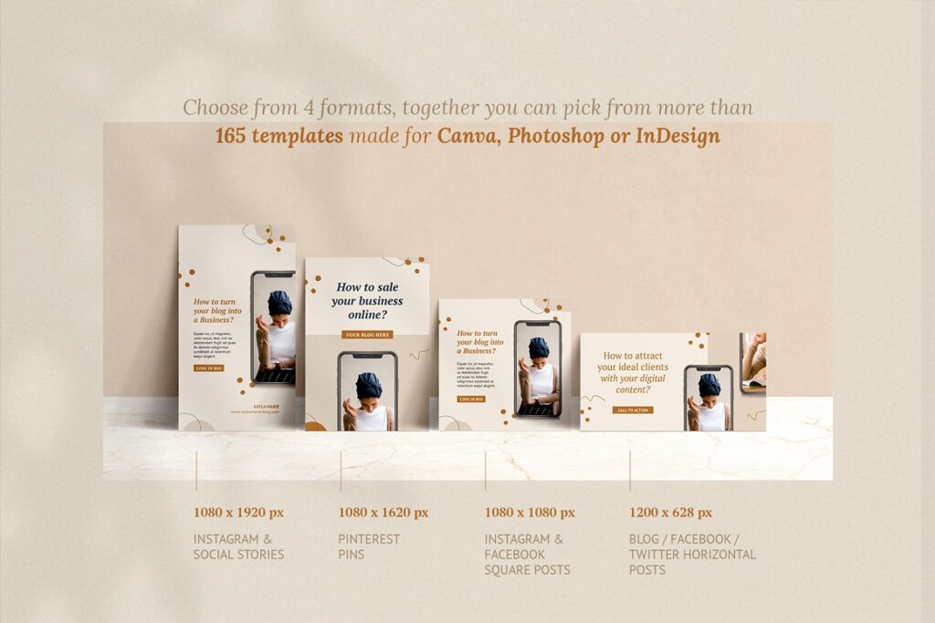 Social Media Bundle K Canva, Ps – MasterBundles