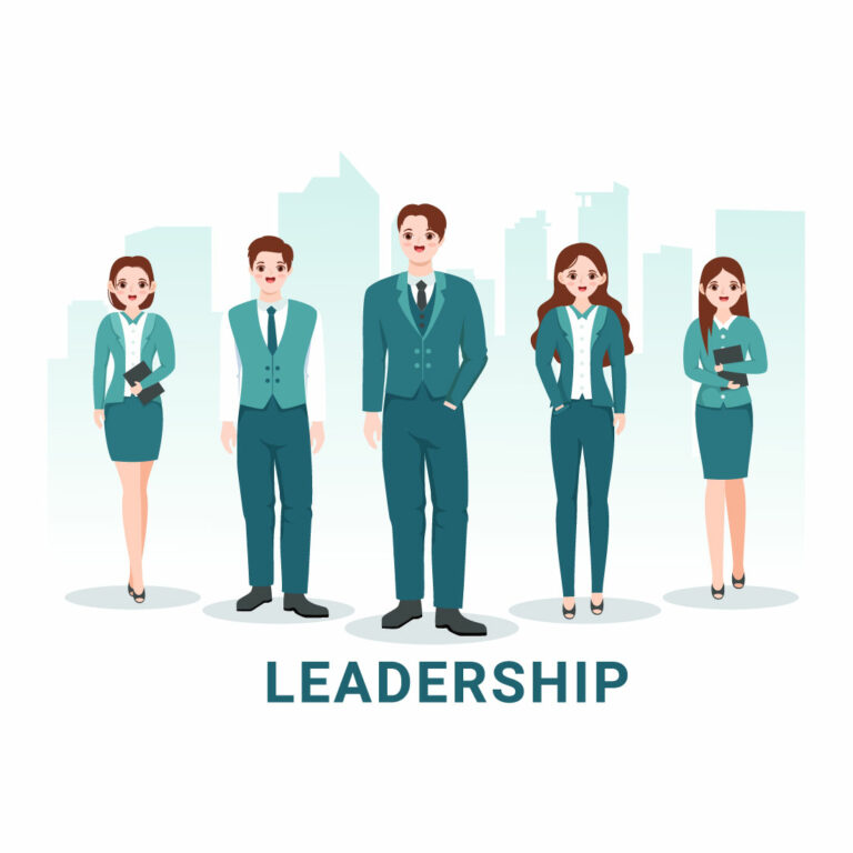 12 Business Leadership Illustration - MasterBundles