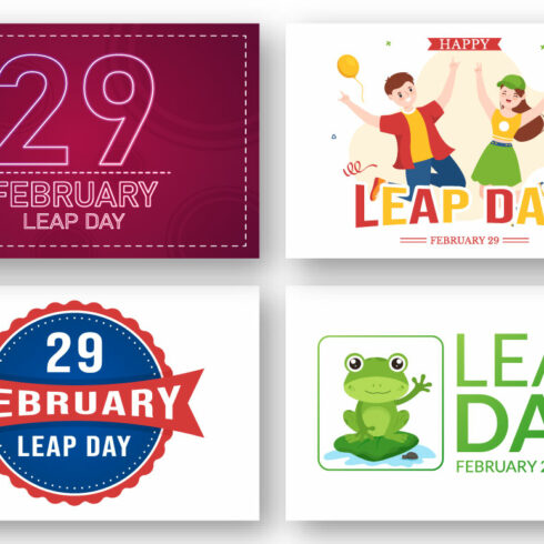 12 Happy Leap Day Illustration | MasterBundles