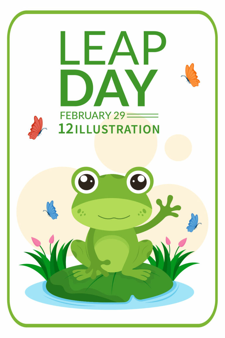 12 Happy Leap Day Illustration - MasterBundles