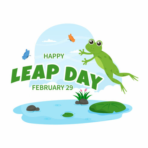 12 Happy Leap Day Illustration - MasterBundles