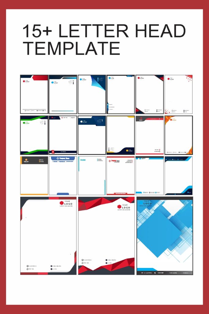 Letterhead Design Template - MasterBundles
