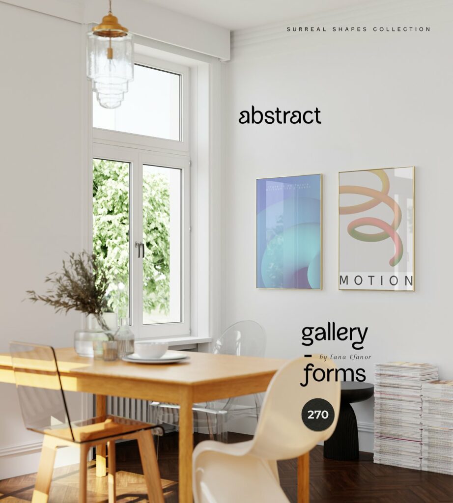 Abstract 3d Shapes Gradients Blend – MasterBundles