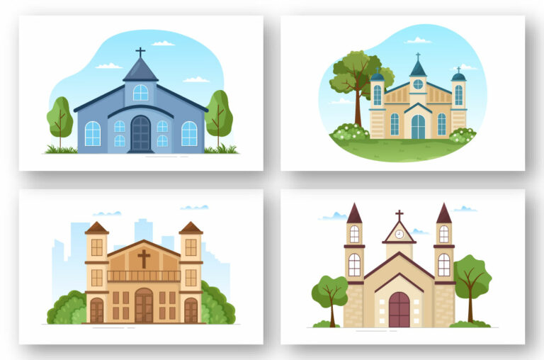 10 Lutheran Church and Pastor Illustration - MasterBundles