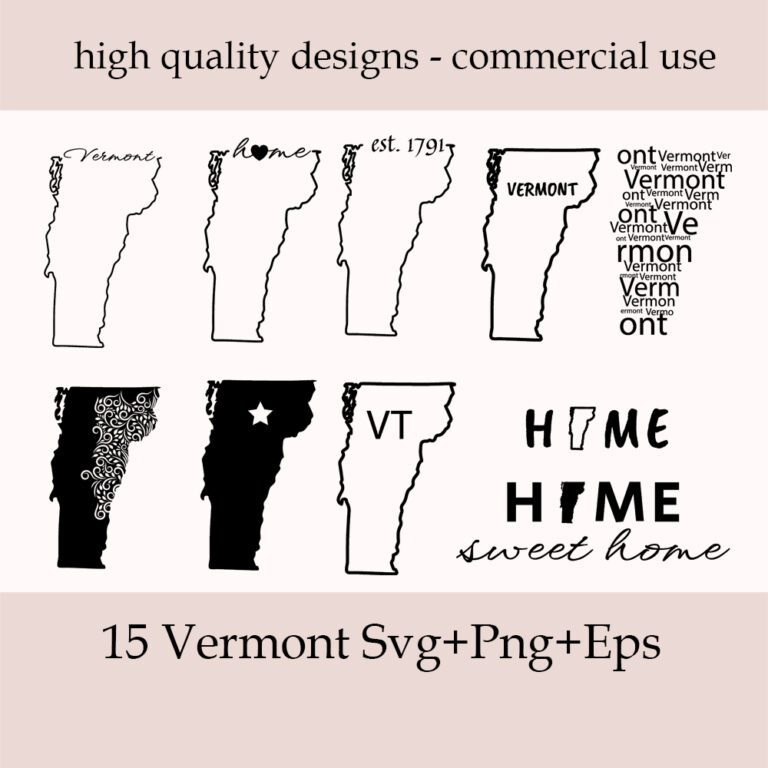 Vermont SVG Bundle – MasterBundles