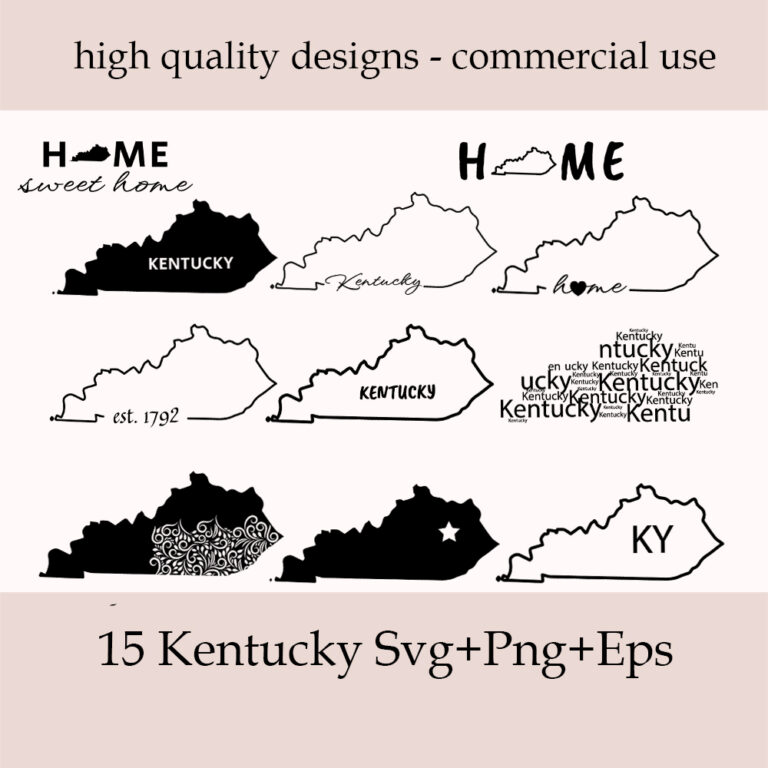 Kentucky Svg Bundle – MasterBundles