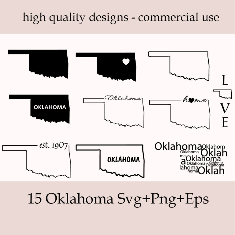 Oklahoma Svg Bundle – MasterBundles