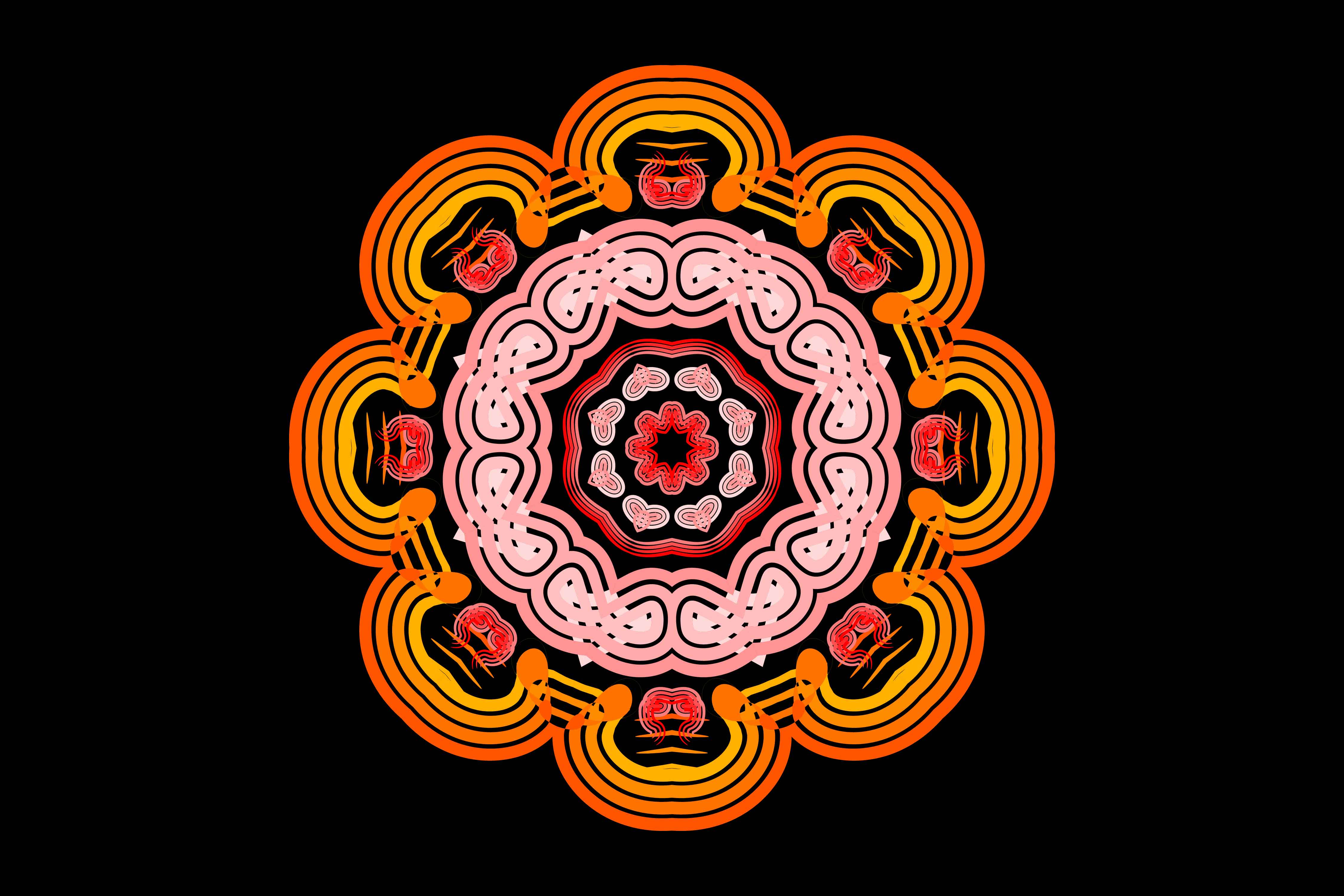 6 Mandala Art Design Bundle - MasterBundles