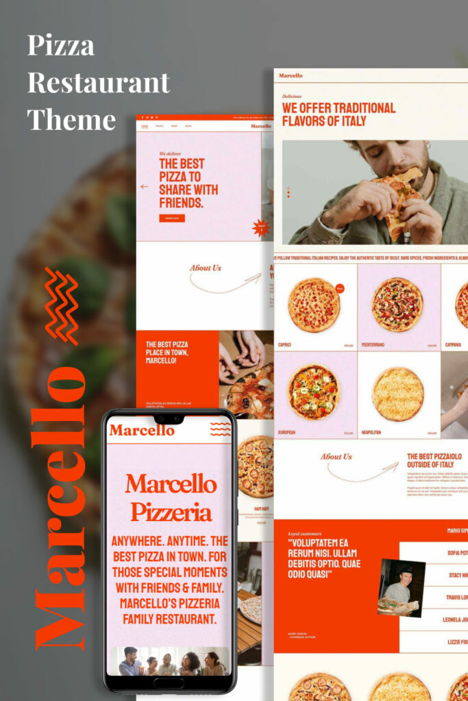 Marcello - Pizza Restaurant Theme – MasterBundles