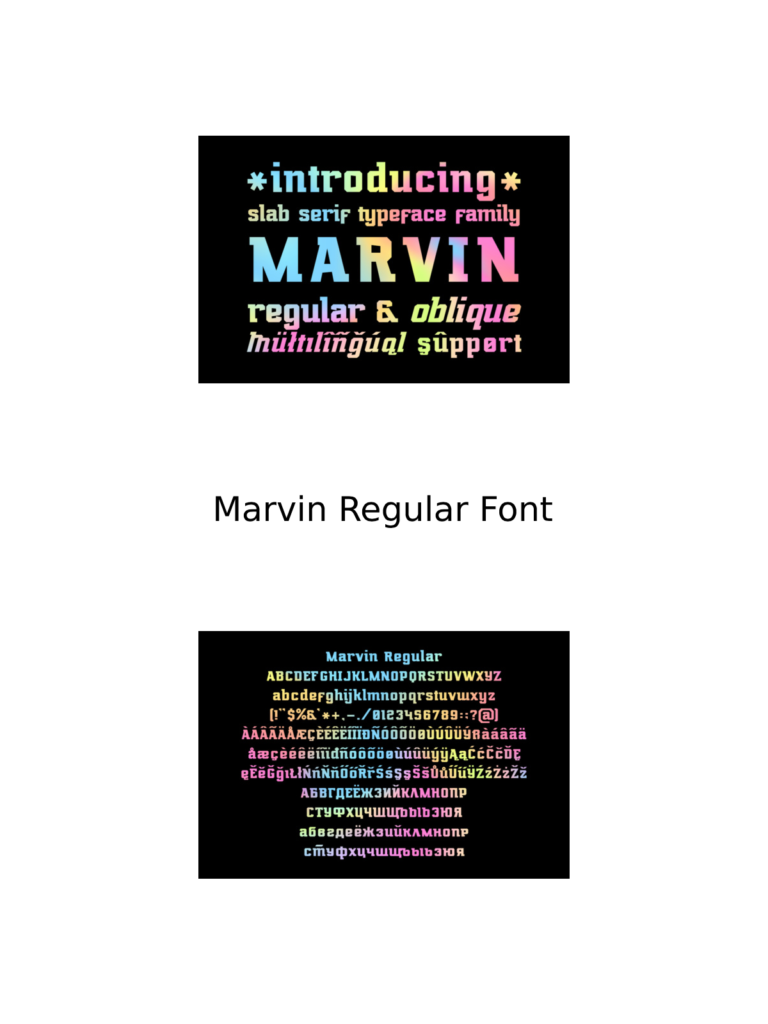 Marvin Regular Font – MasterBundles