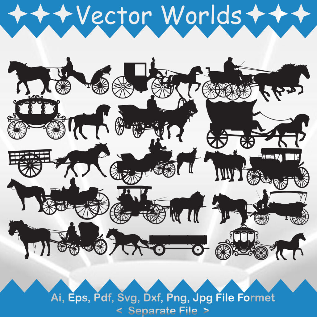 Carriages SVG Vector Design - MasterBundles