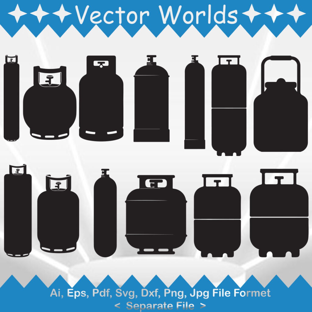Gas Tank SVG Vector Design - MasterBundles