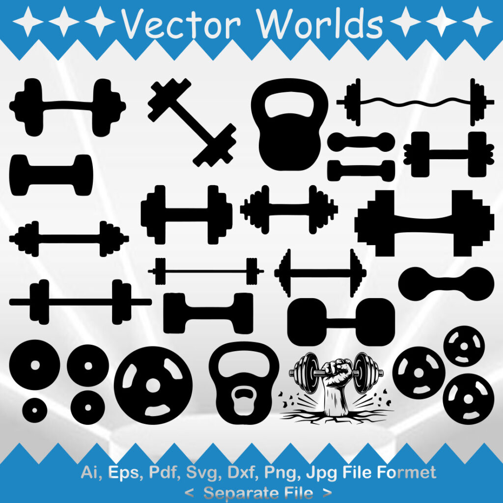 Dumbble SVG Vector Design - MasterBundles