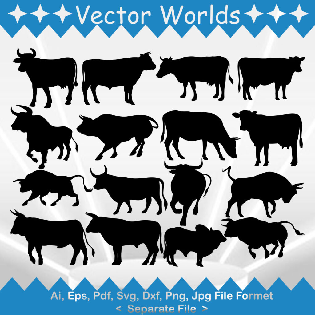 Cow SVG Vector Design - MasterBundles