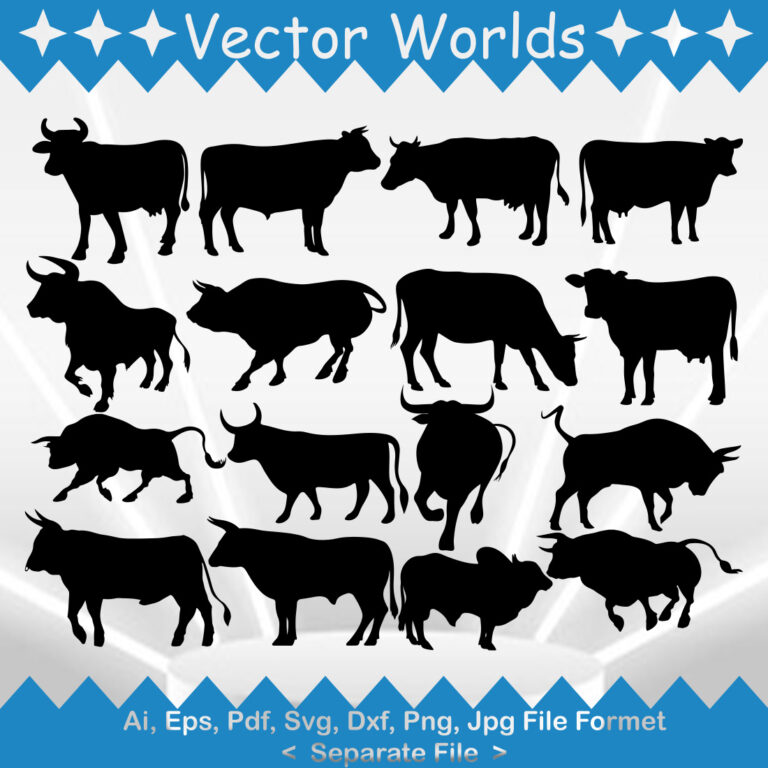 Heifer Bundle SVG & Cow Bundle - MasterBundles
