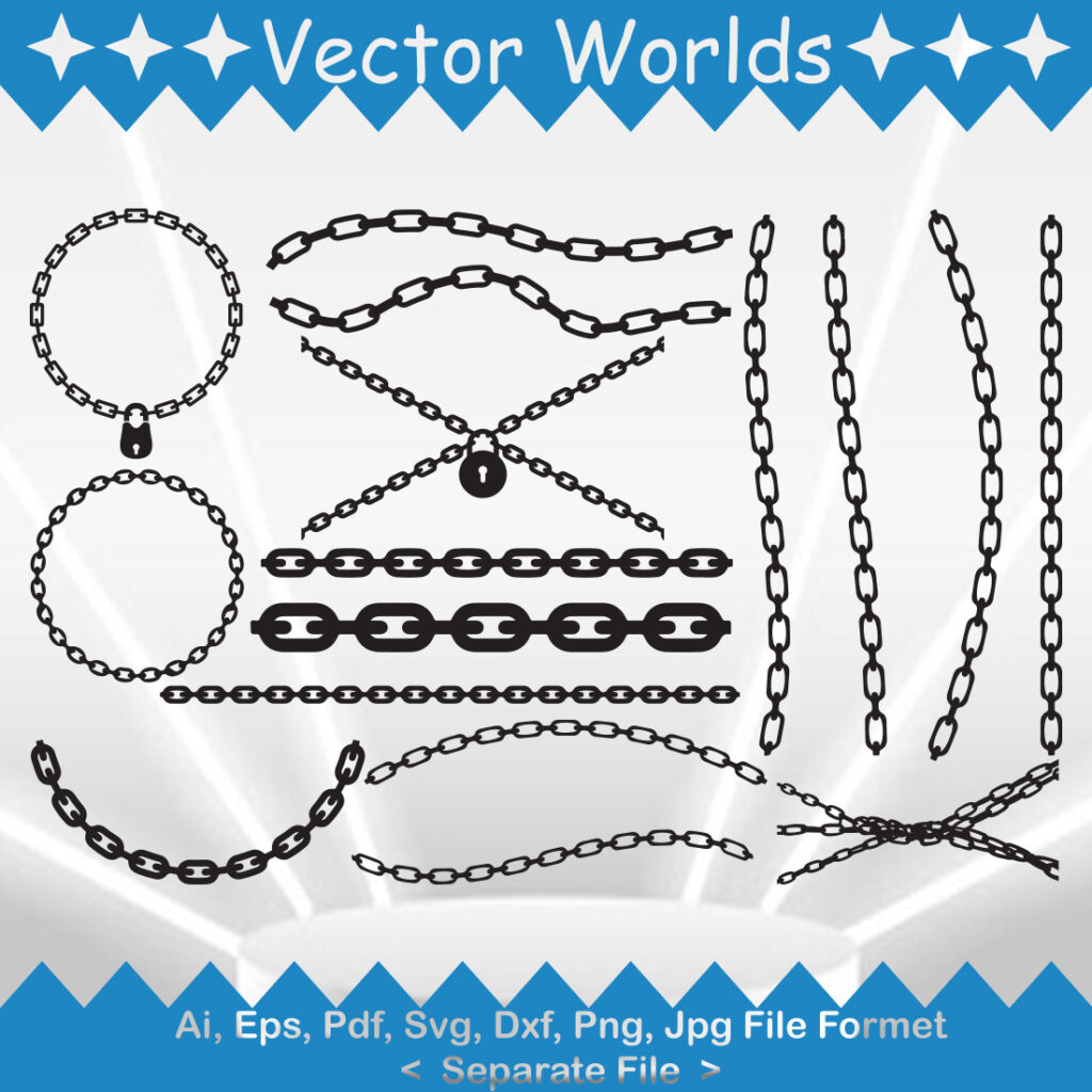 Chain SVG Vector Design - MasterBundles