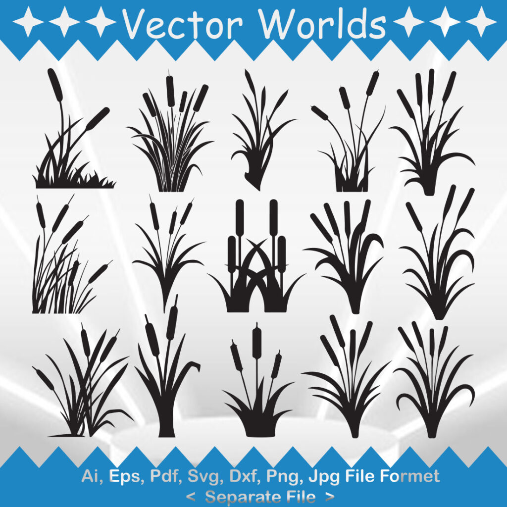 Cattail SVG Vector Design - MasterBundles