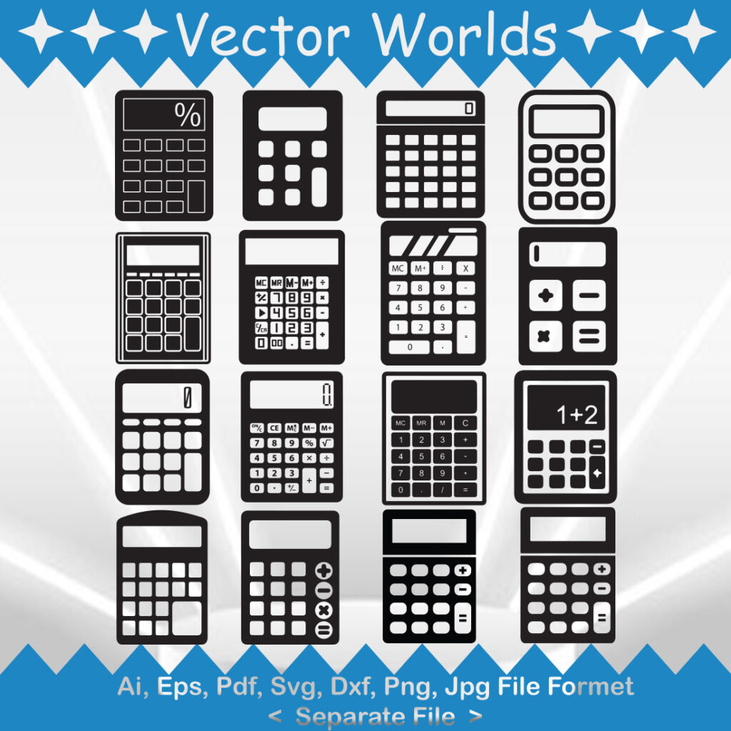 Calculator SVG Vector Design - MasterBundles