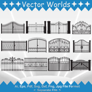 Gate SVG Vector Design - MasterBundles