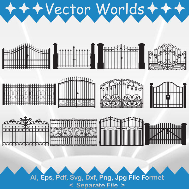 Gate SVG Vector Design - MasterBundles