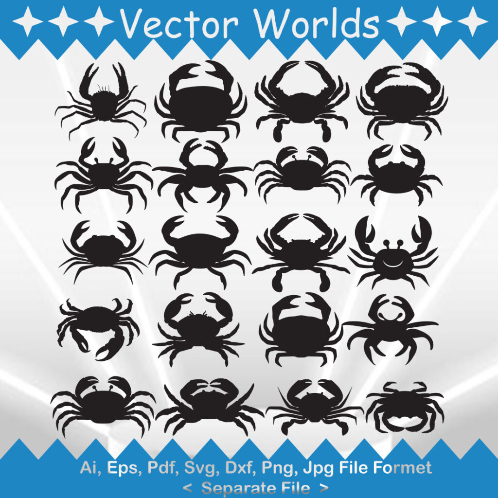 Crab SVG Vector Design - MasterBundles