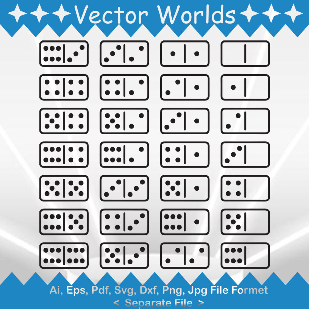 Dominoes SVG Vector Design - MasterBundles