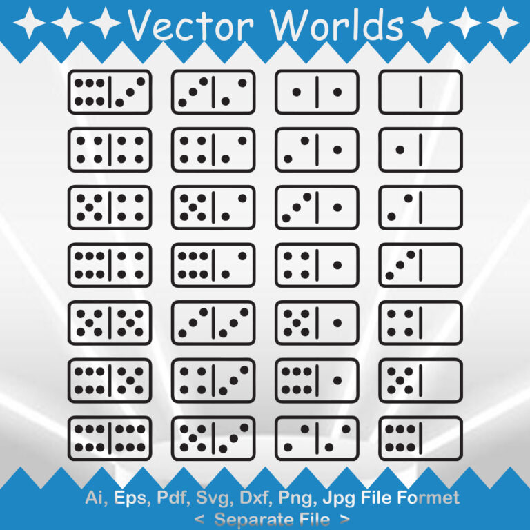 Dominoes SVG Vector Design - MasterBundles