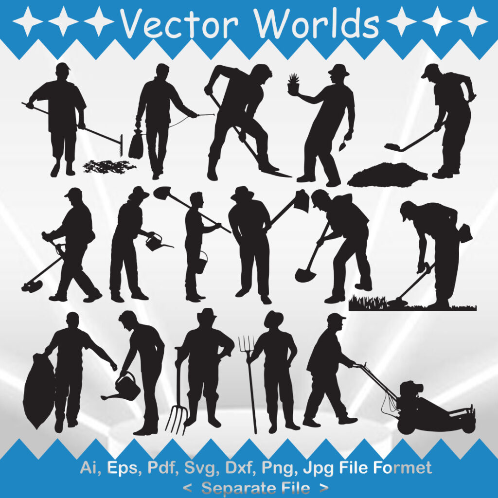 Gardener SVG Vector Design - MasterBundles
