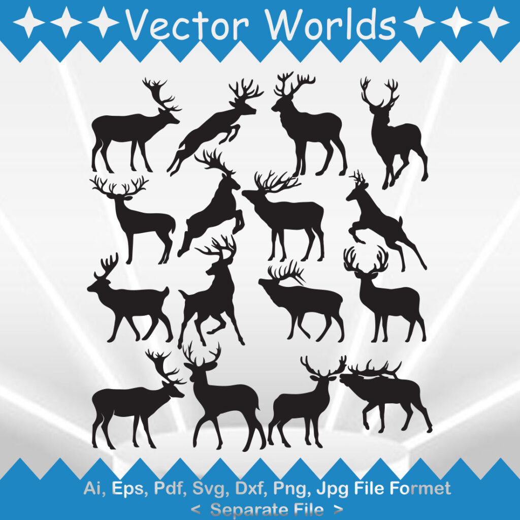 Deer SVG Vector Design - MasterBundles