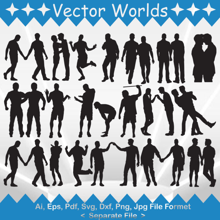 Gay Couple SVG Vector Design - MasterBundles