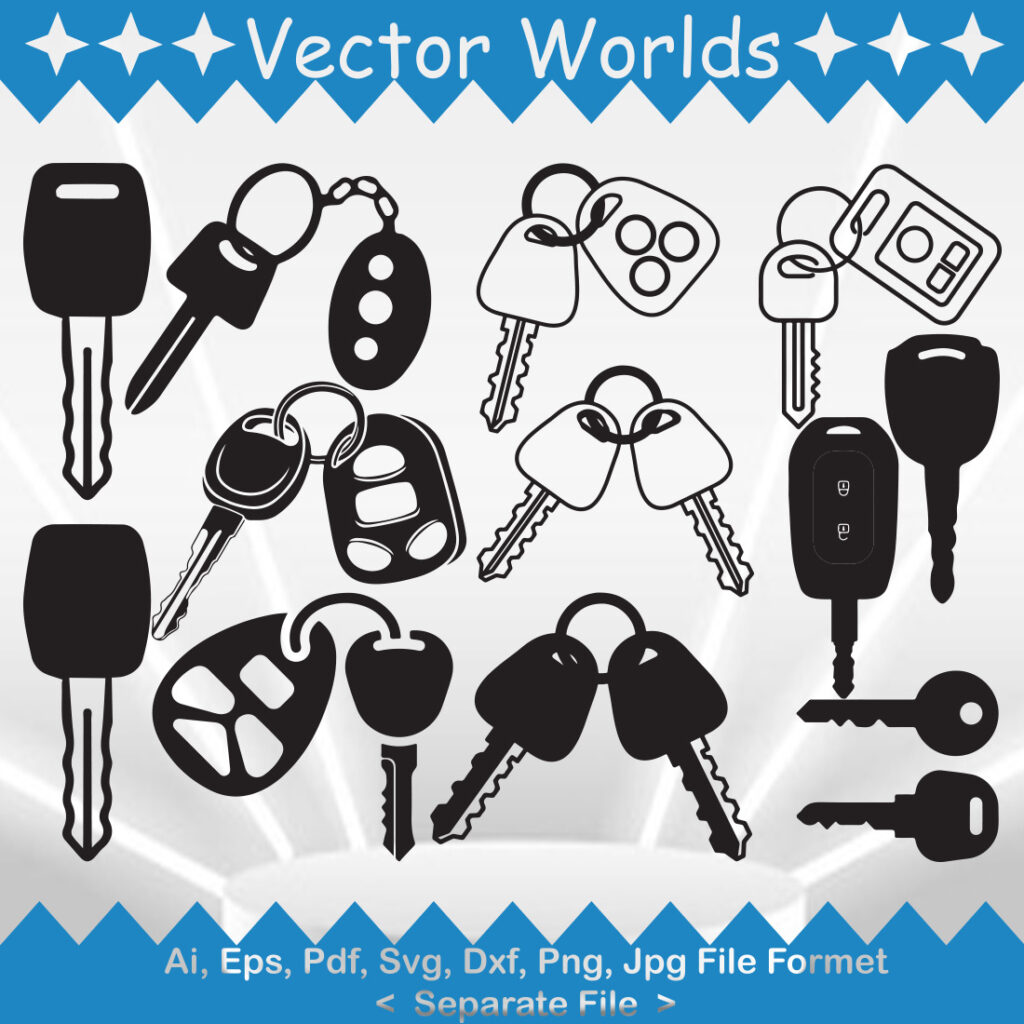 Car Keys SVG Vector Design - MasterBundles