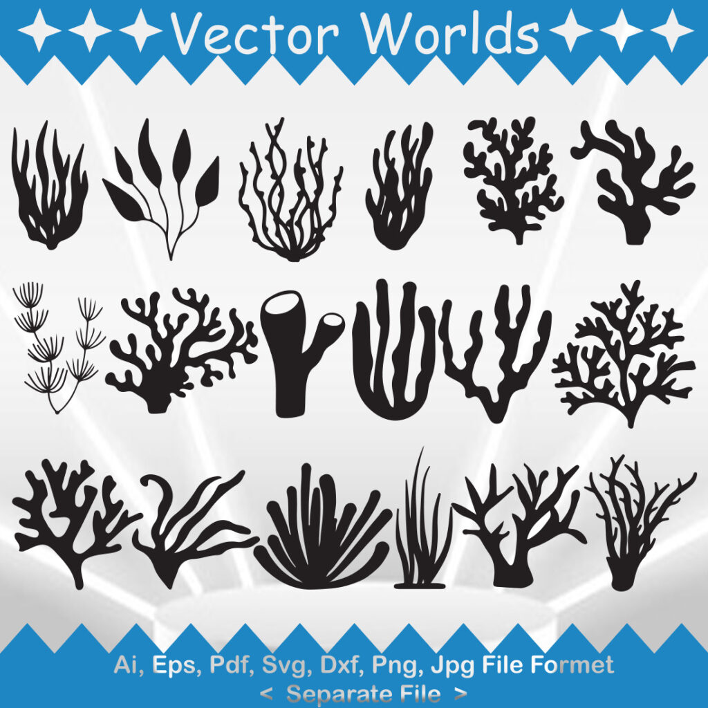 Corals SVG Vector Design - MasterBundles