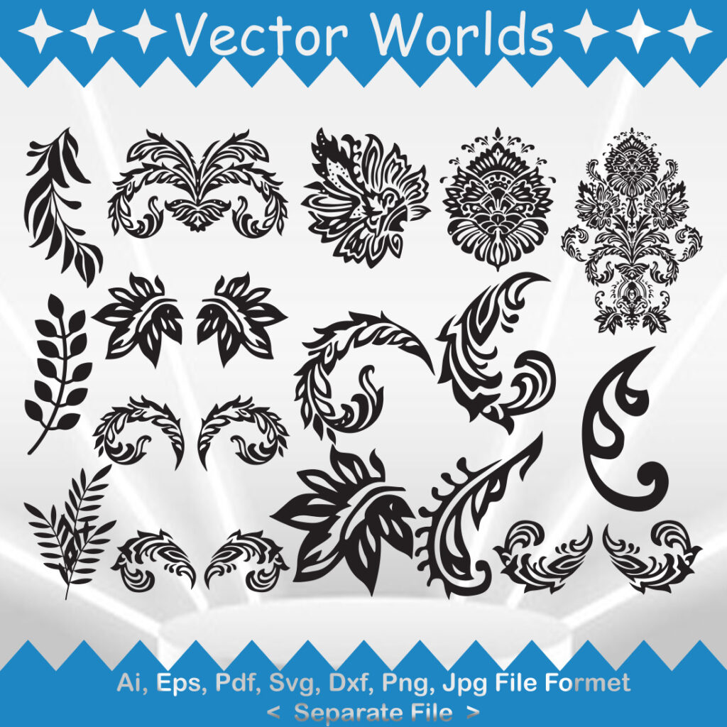 Decorative SVG Vector Design - MasterBundles