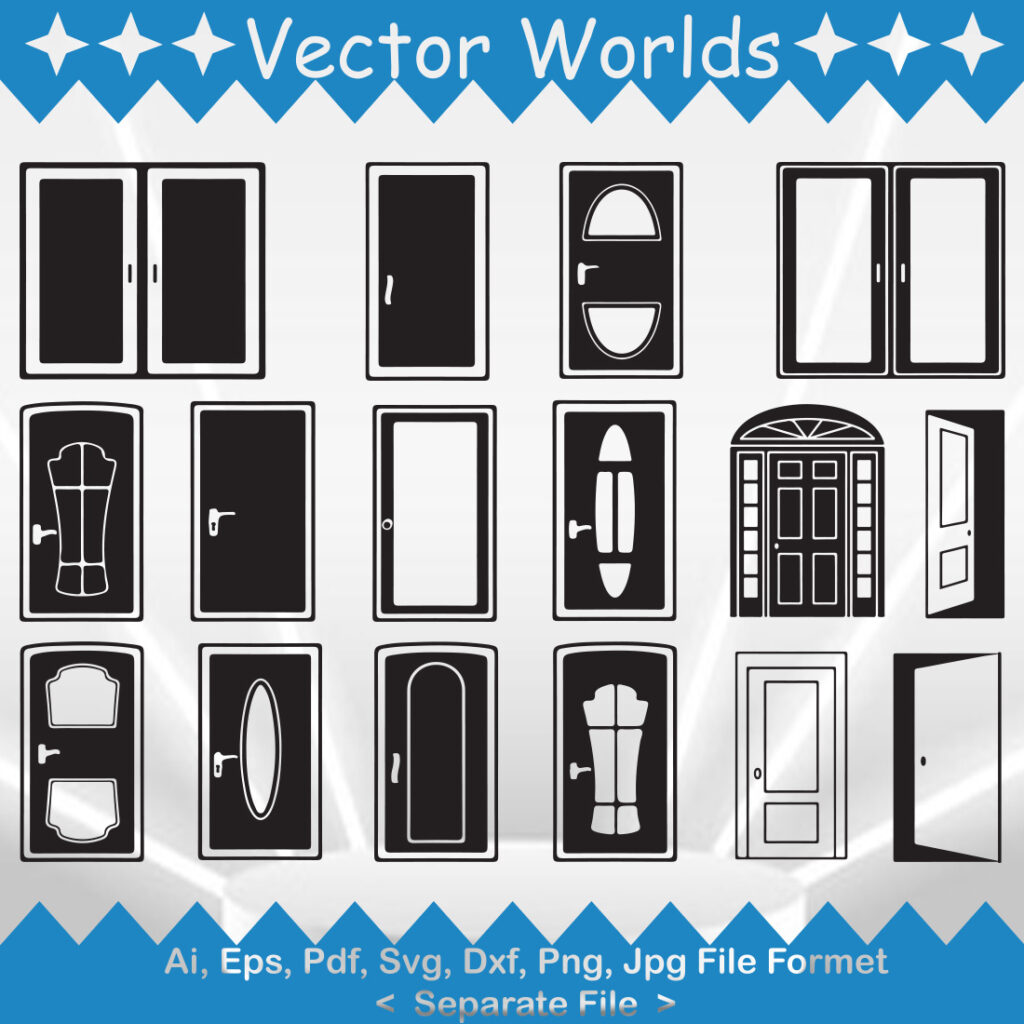 Door SVG Vector Design - MasterBundles